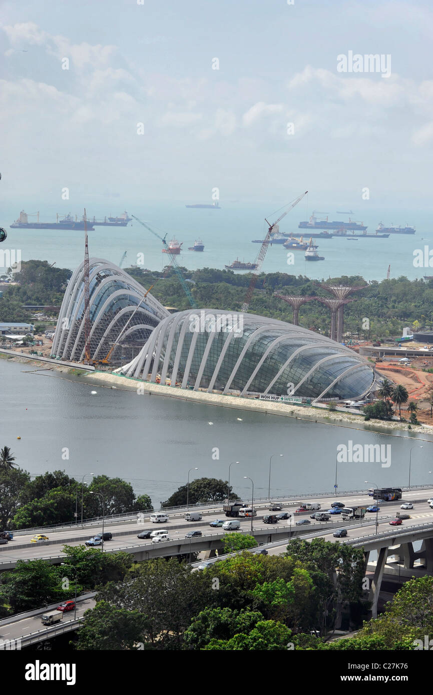 New development at Marina Bay in Singapore Stock Photo - Alamy