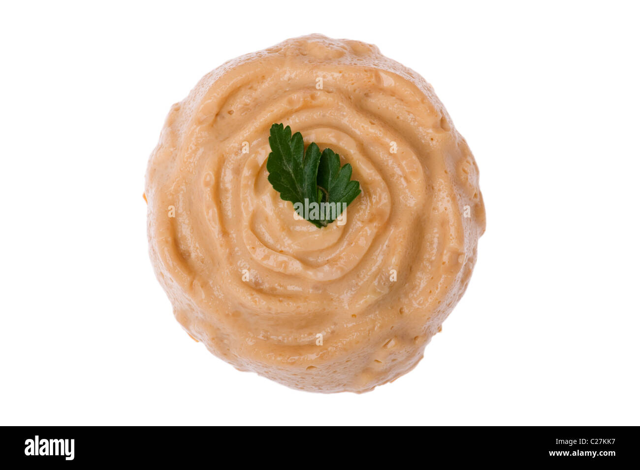 object on white - food homemade pudding Stock Photo - Alamy