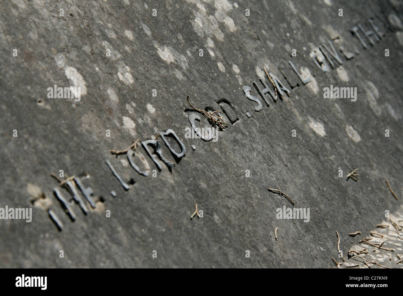 the lord god shall give thee words inscription on grave stone in church ...