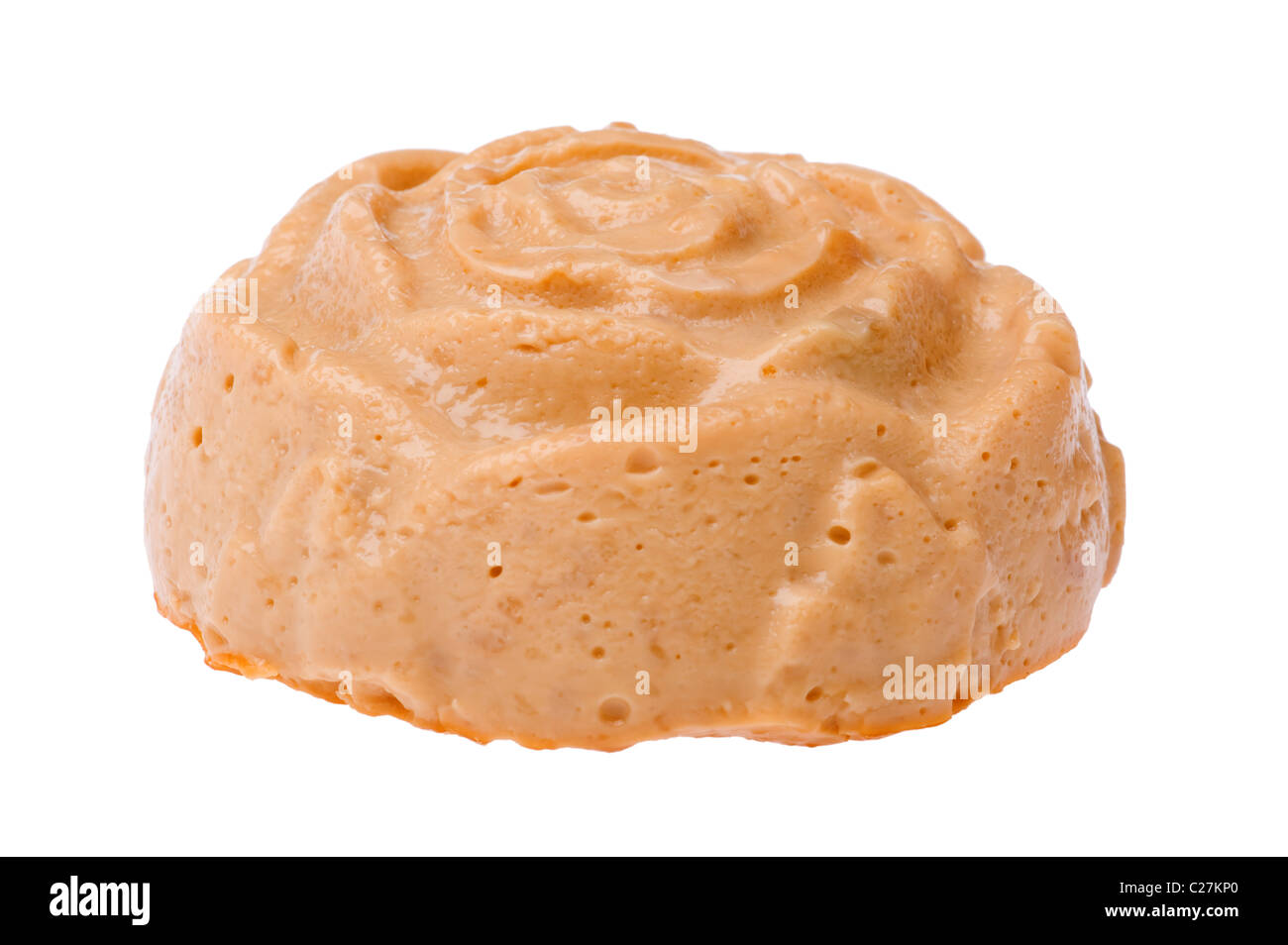 object on white - food homemade pudding Stock Photo - Alamy