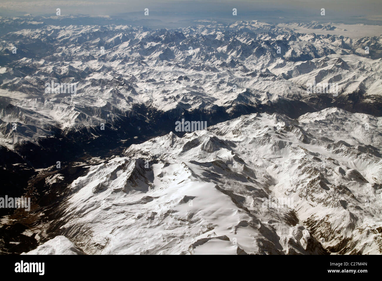 EUROPE. VIEWS OF THE ALPS IN NORTHERN ITALY ON BORDER WITH SWITZERLAND ...