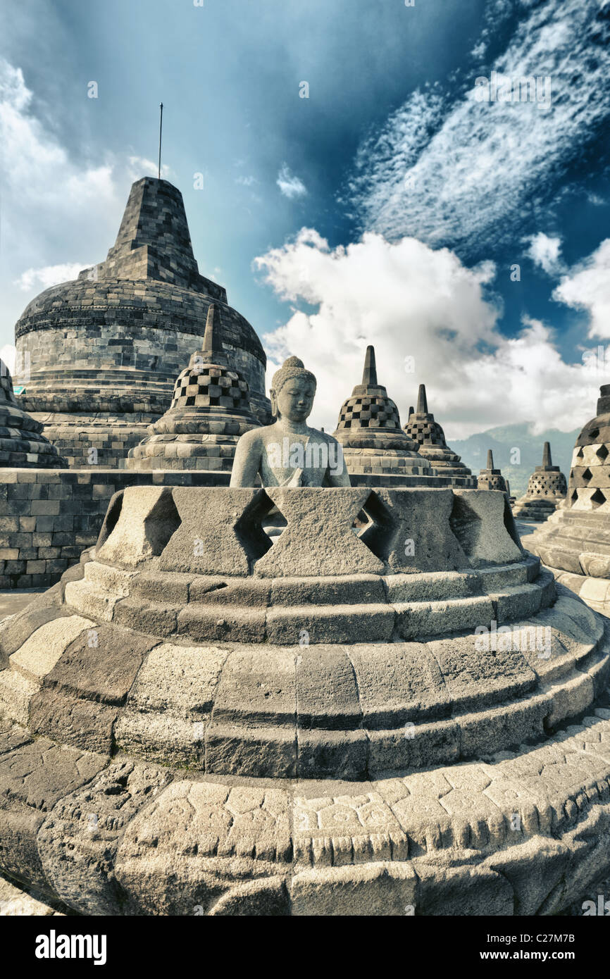 Borobudur java hi-res stock photography and images - Alamy