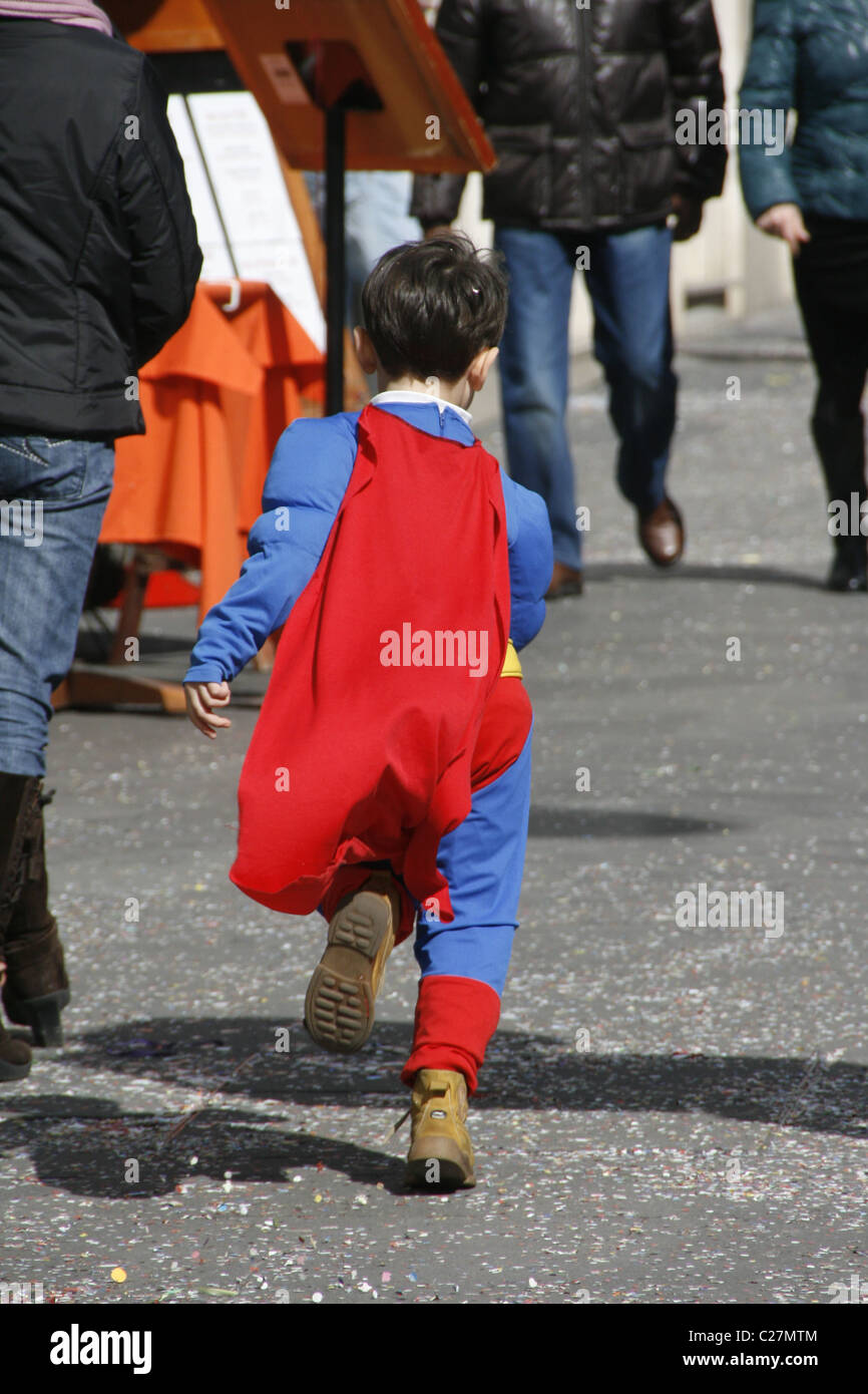 Superman crowd hi-res stock photography and images - Alamy