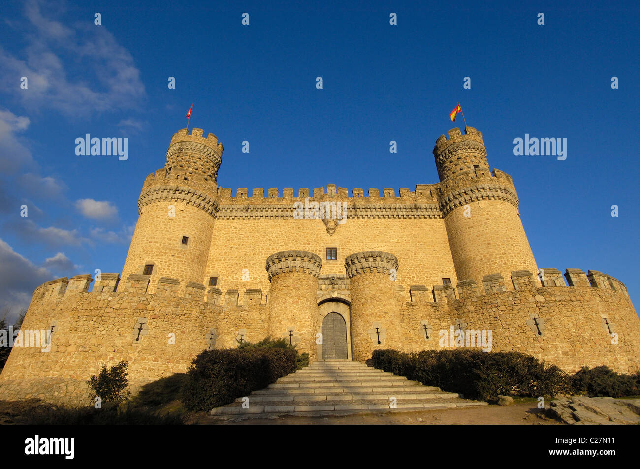 Castle of Manzanares el Real. Madrid. Spain Stock Photo - Alamy