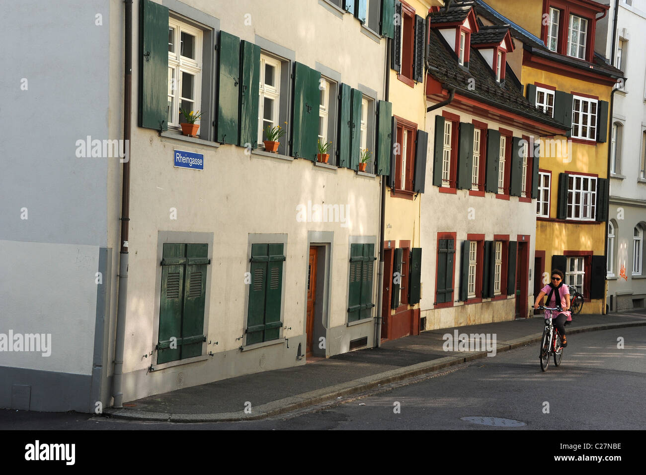 Homes in old historic part of Basel, Switzerland Stock Photo - Alamy