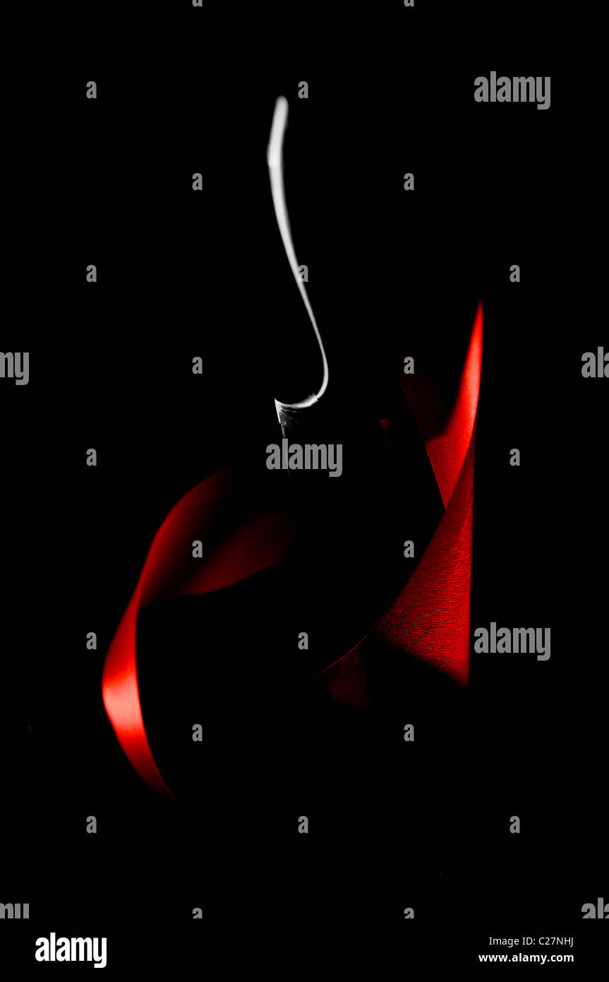 Deadly Sin; Anger - A still life image showing a silhouette of a knife ...