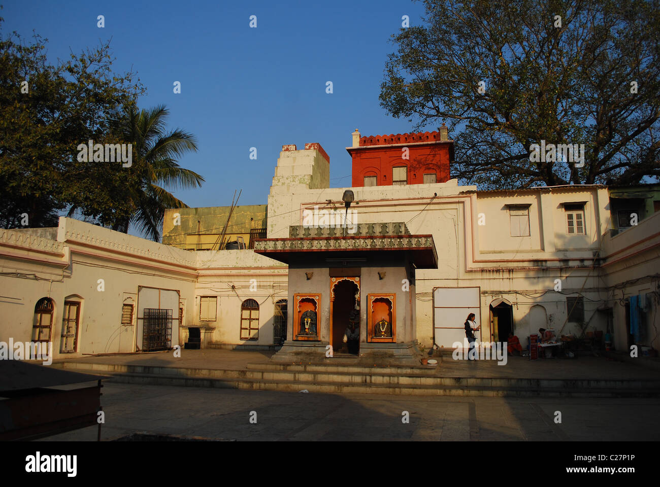 Indian temple view hi-res stock photography and images - Alamy