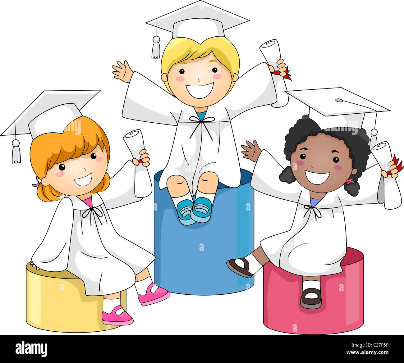 Different heights children hi-res stock photography and images - Alamy