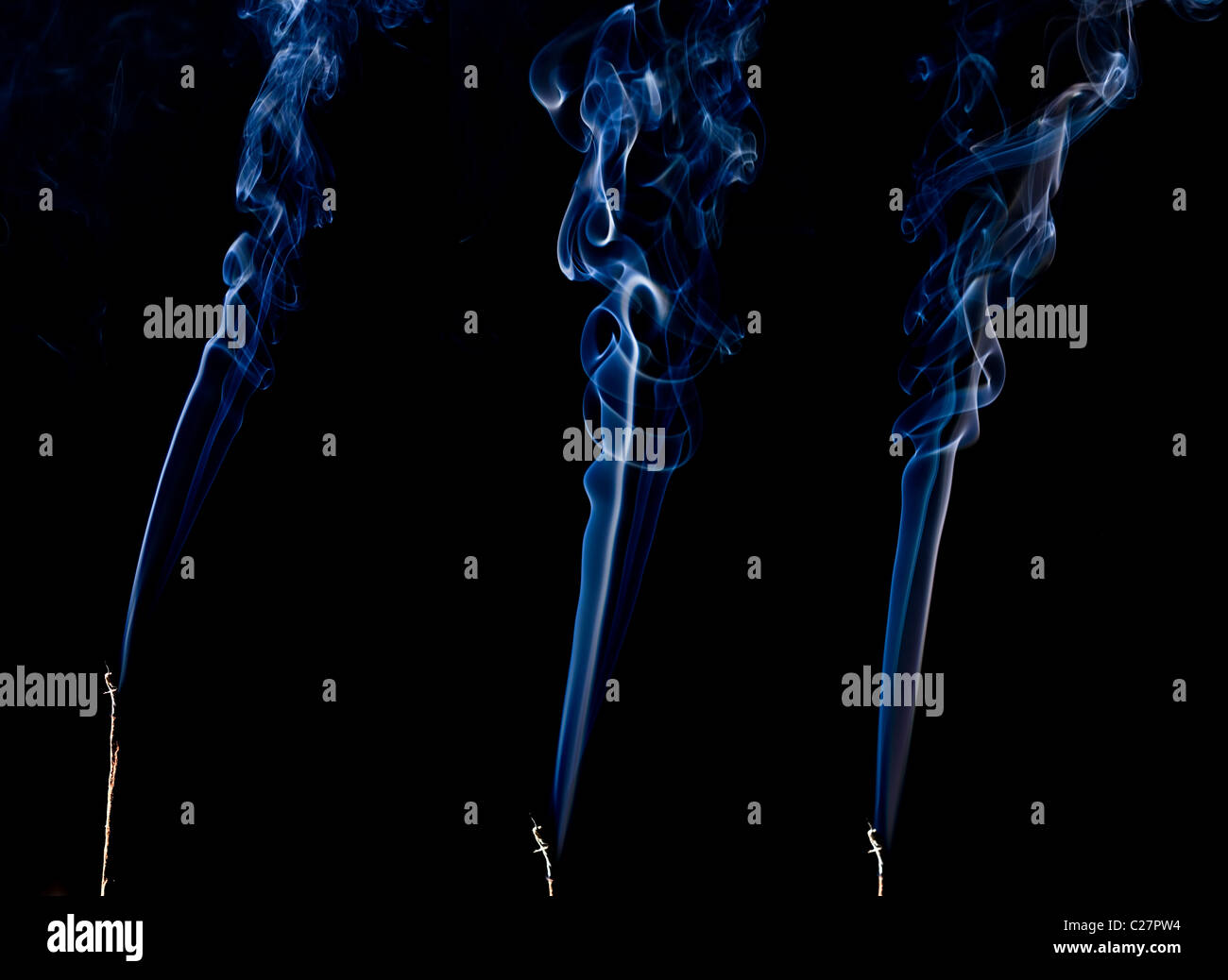 abstract smoke pattern isolated on black background Stock Photo - Alamy