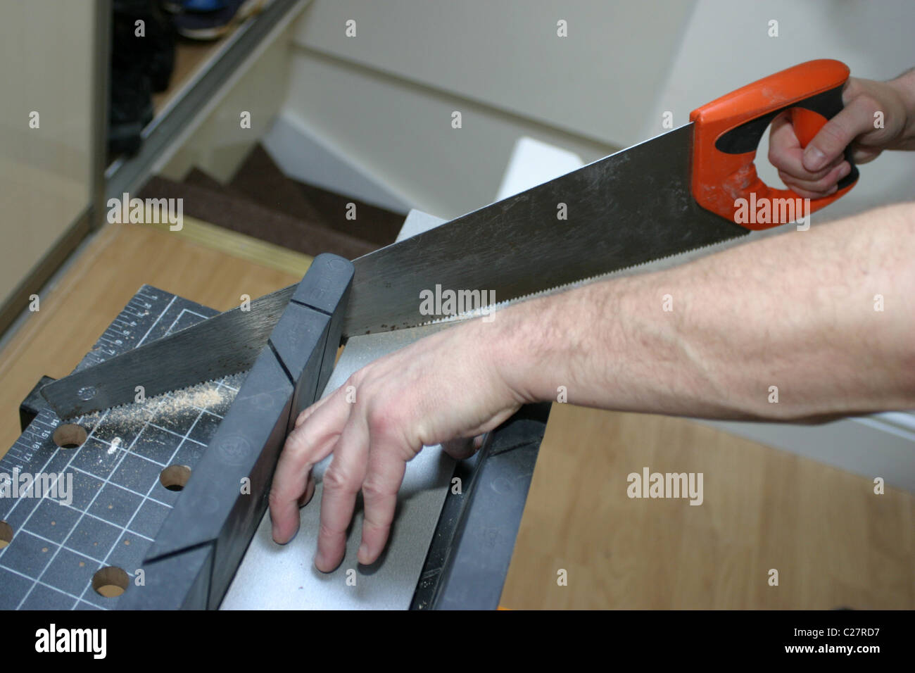 DIY close ups, using a saw Stock Photo - Alamy