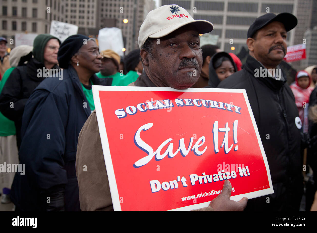Privatize social security rally hi-res stock photography and images - Alamy