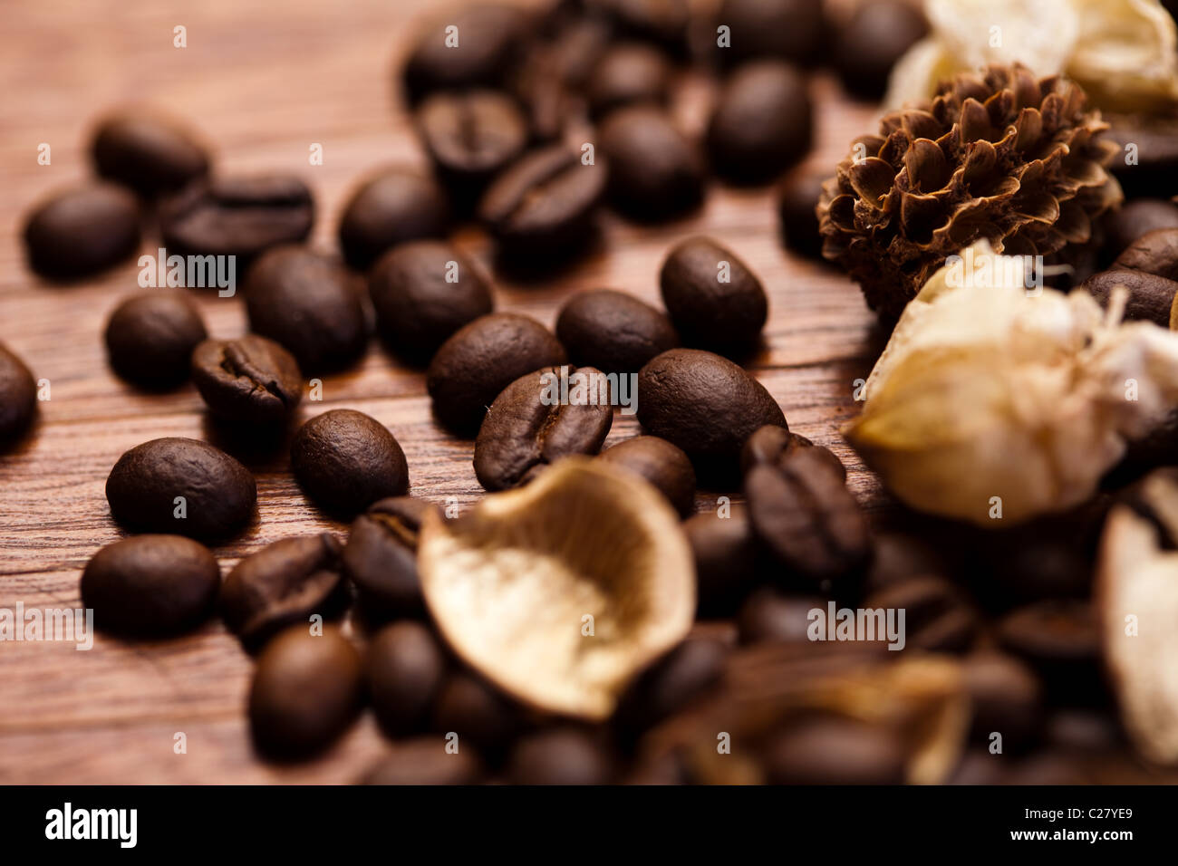 Aroma coffee and coffee bean Stock Photo - Alamy