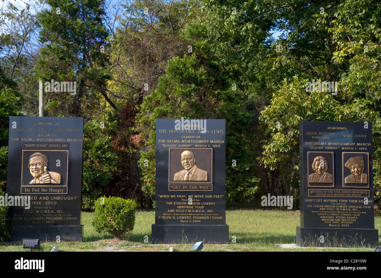 Civil Rights Memorial at Selma, Alabama, USA Stock Photo - Alamy