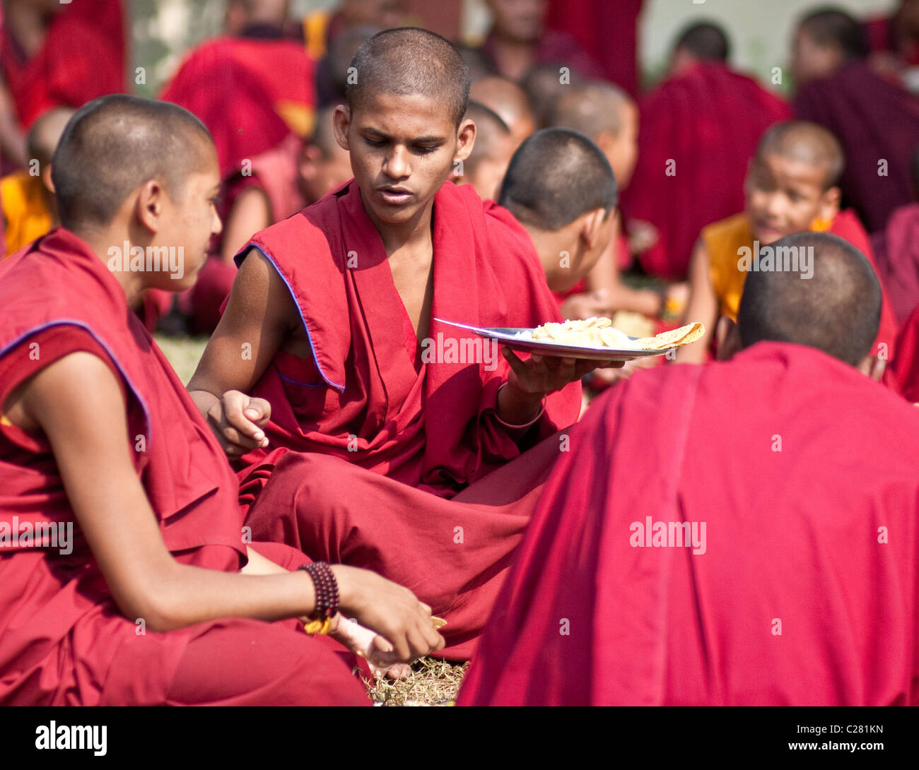 Boy monk hi-res stock photography and images - Alamy