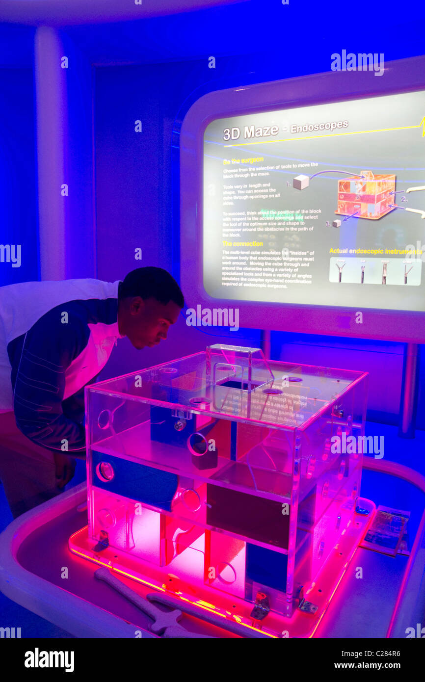 Endoscope display at the Gulf Coast Exploreum Science Center in Mobile ...