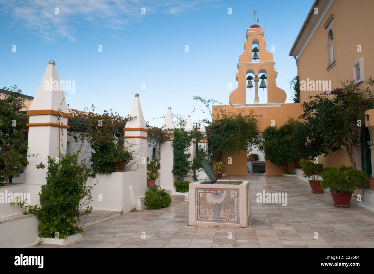 Corfu, Greece. October. Theotokos Monastery, also known as Monastery of ...