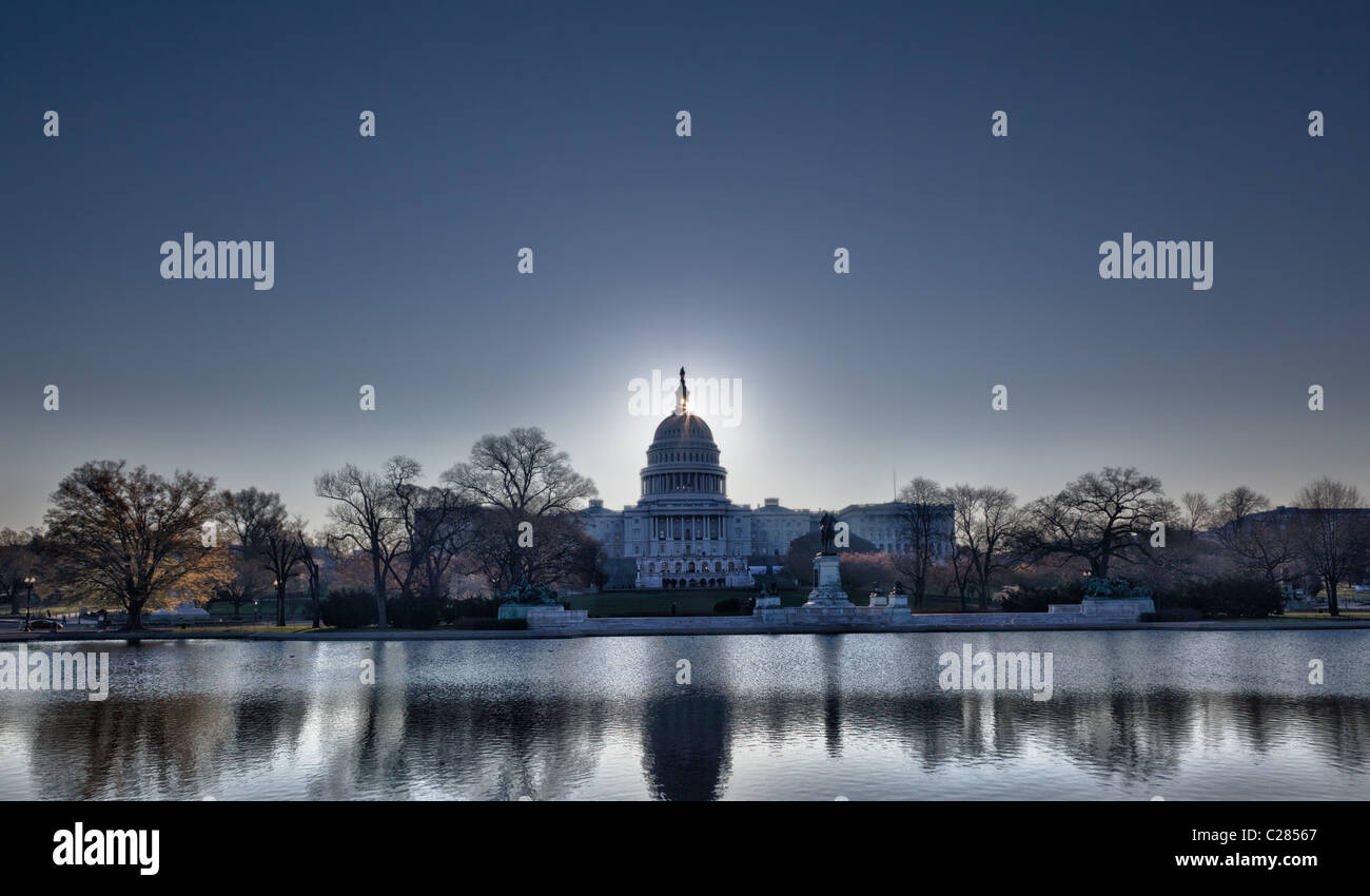 Washington dc us capitol building cherry trees High Resolution Stock ...