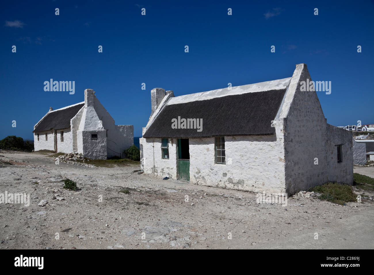 Fishermens' Cottages in Arniston, Western Cape, South Africa Stock ...