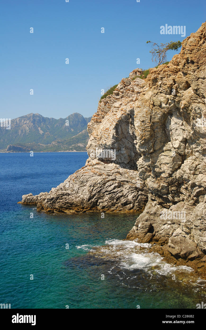 A landscape along the seaside - Marmaris - Turkey Stock Photo - Alamy