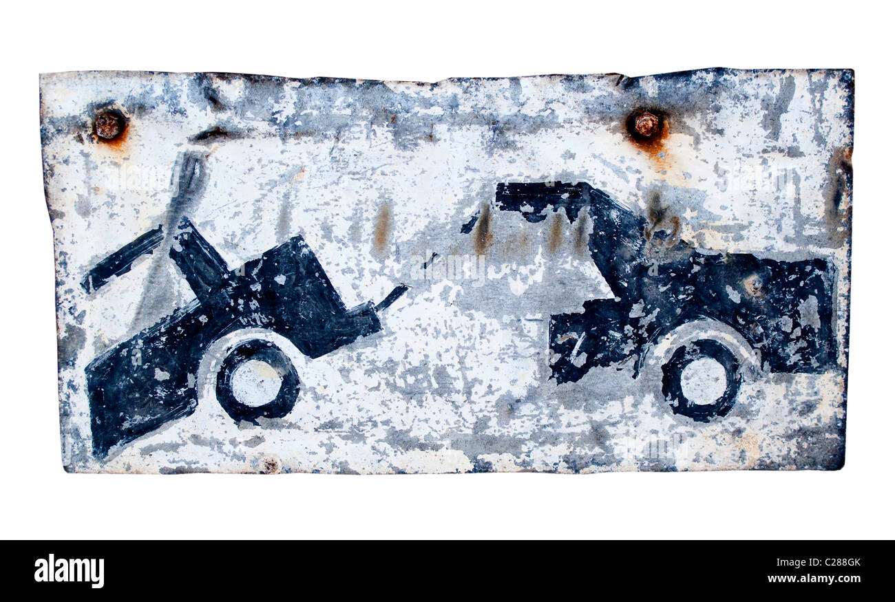 Old rusty sign on hi-res stock photography and images - Alamy