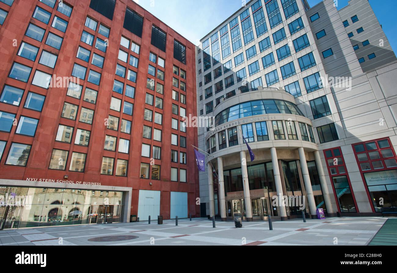 Gould Plaza of New York University in Greenwich Village in New York ...
