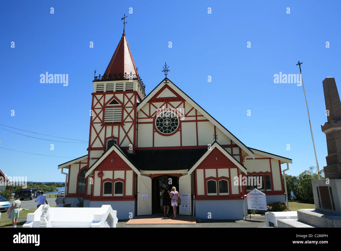 St Faith's Anglican church Rotorua Stock Photo - Alamy