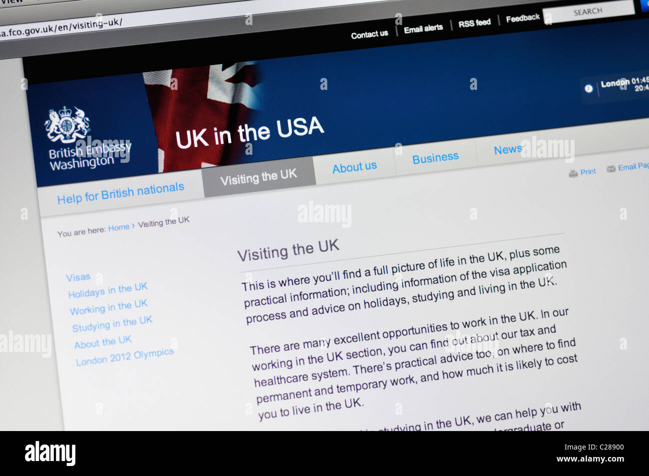 British embassy washington hi-res stock photography and images - Alamy