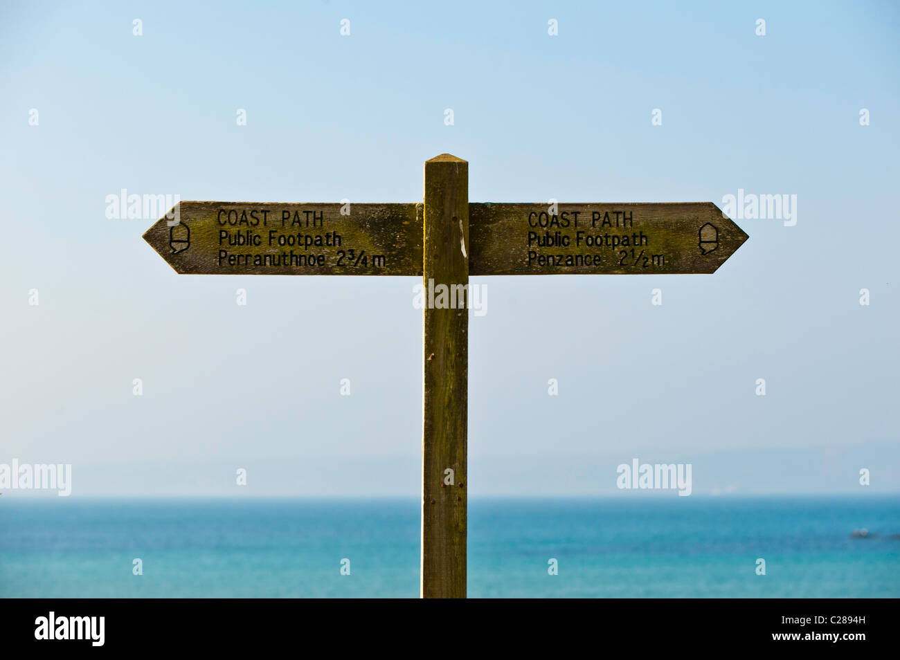 United kingdom cornish signpost hi-res stock photography and images - Alamy