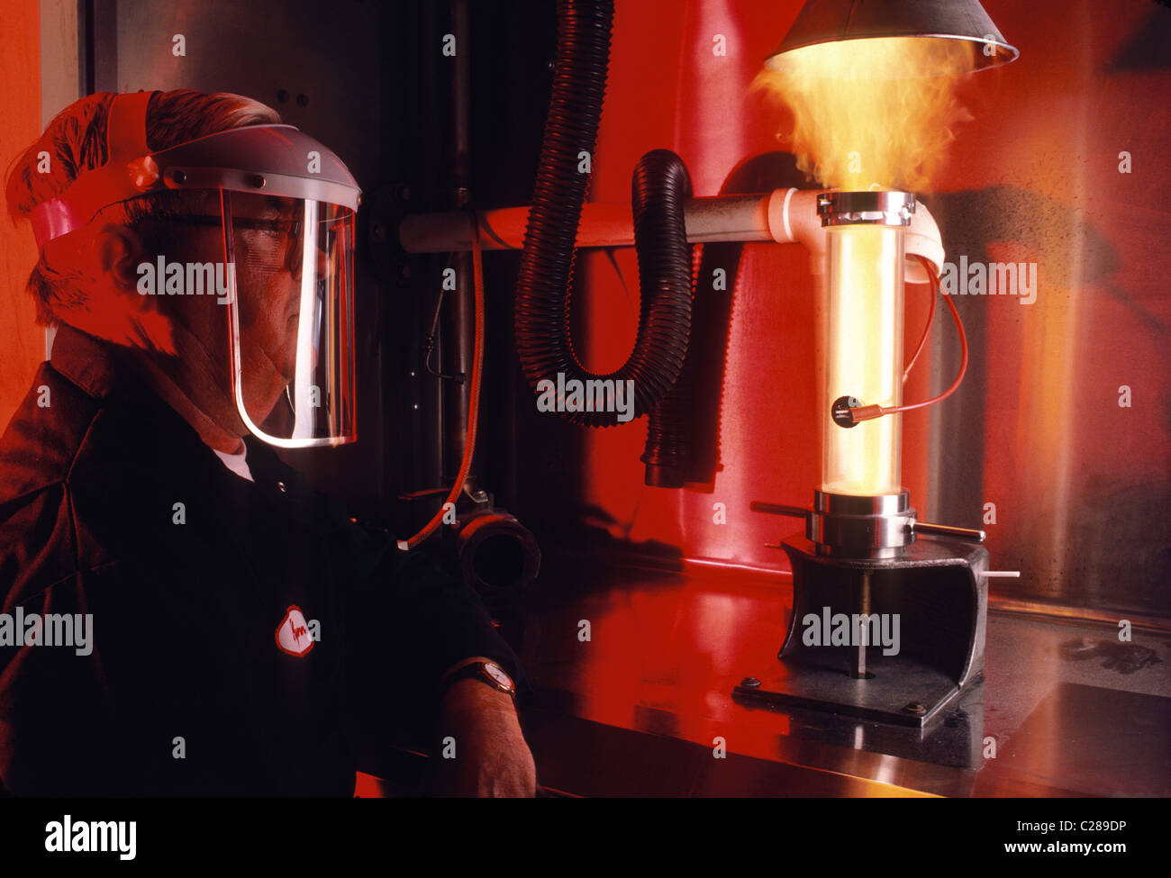 Scientist experiment fire hi-res stock photography and images - Alamy