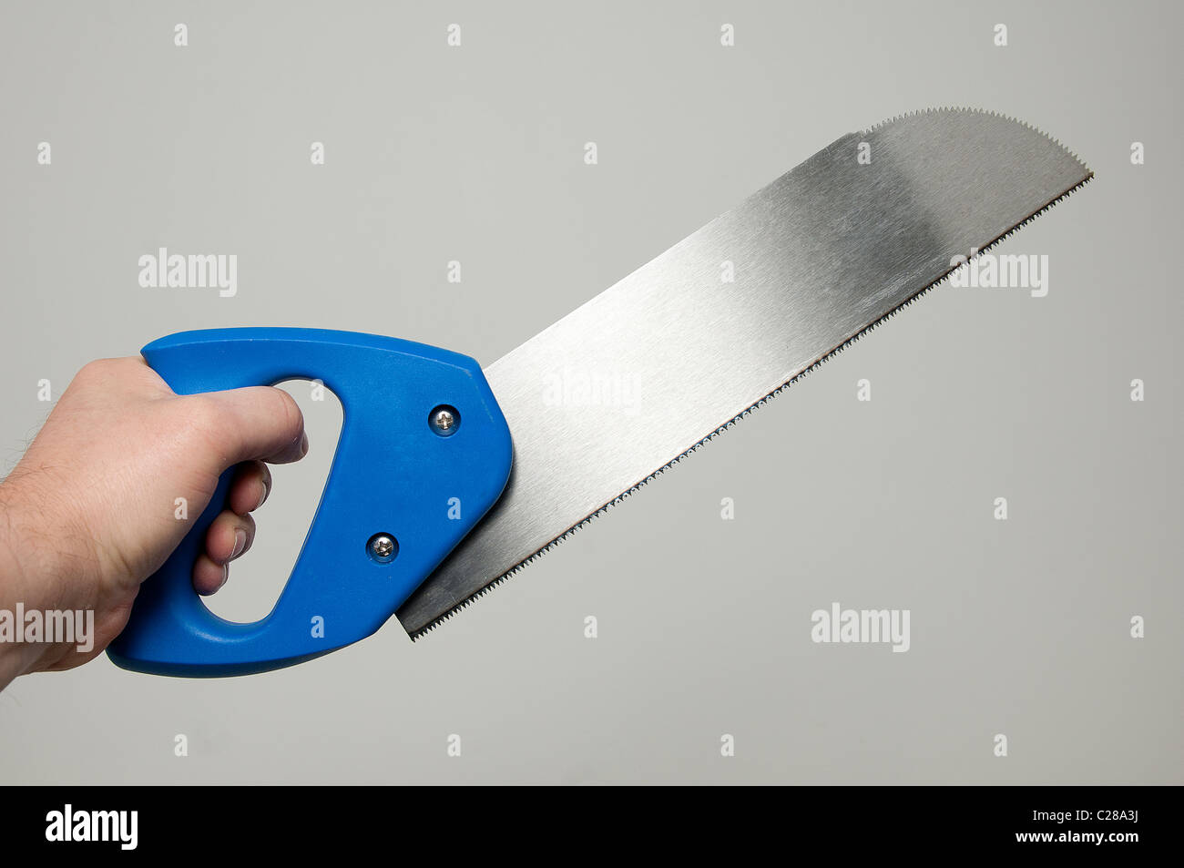 Metal saw hand sawing tool hi-res stock photography and images - Alamy