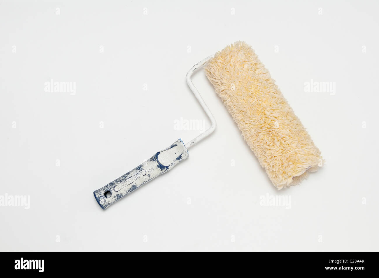 White bucket paint roller hi-res stock photography and images - Alamy