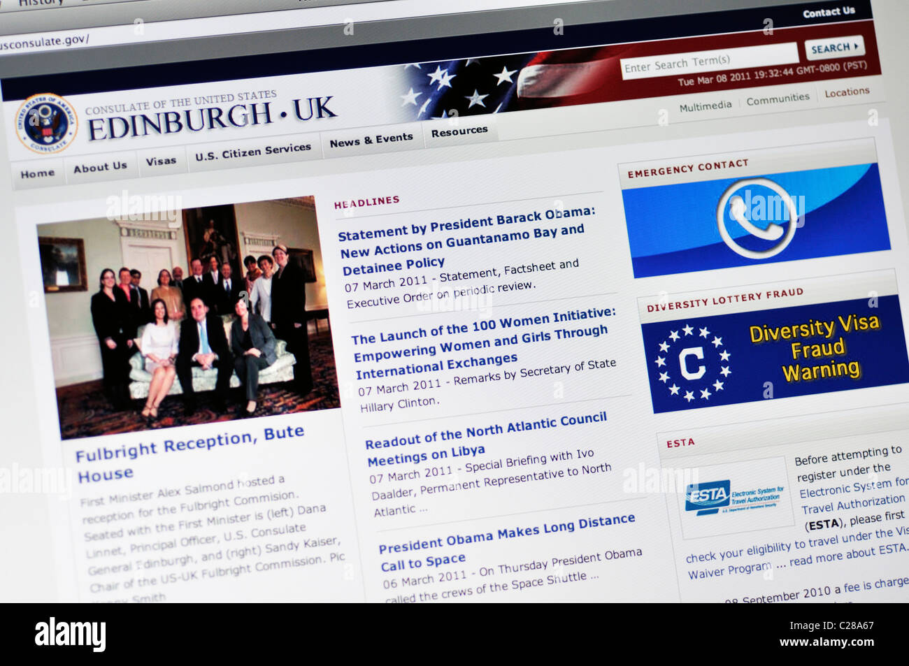 Us consulate edinburgh hi-res stock photography and images - Alamy
