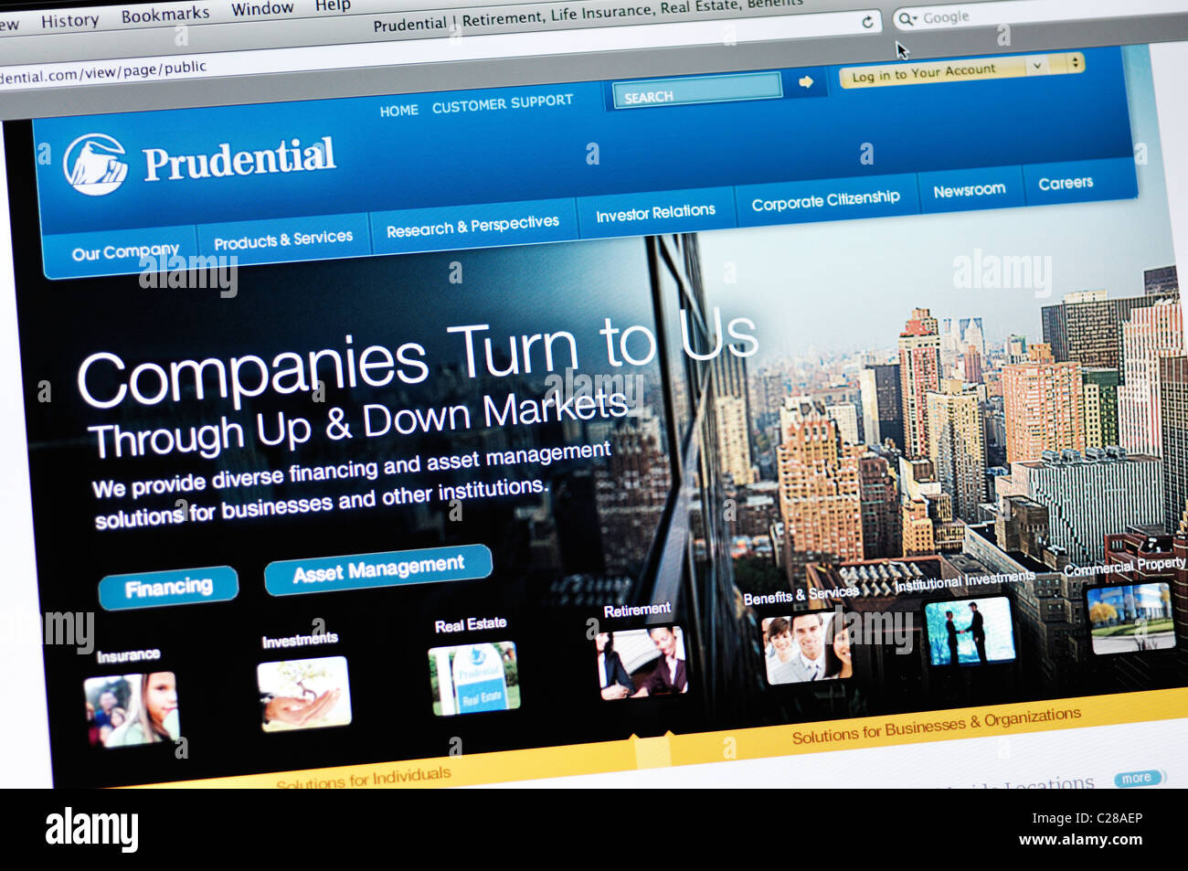 Prudential Screen High Resolution Stock Photography and Images - Alamy