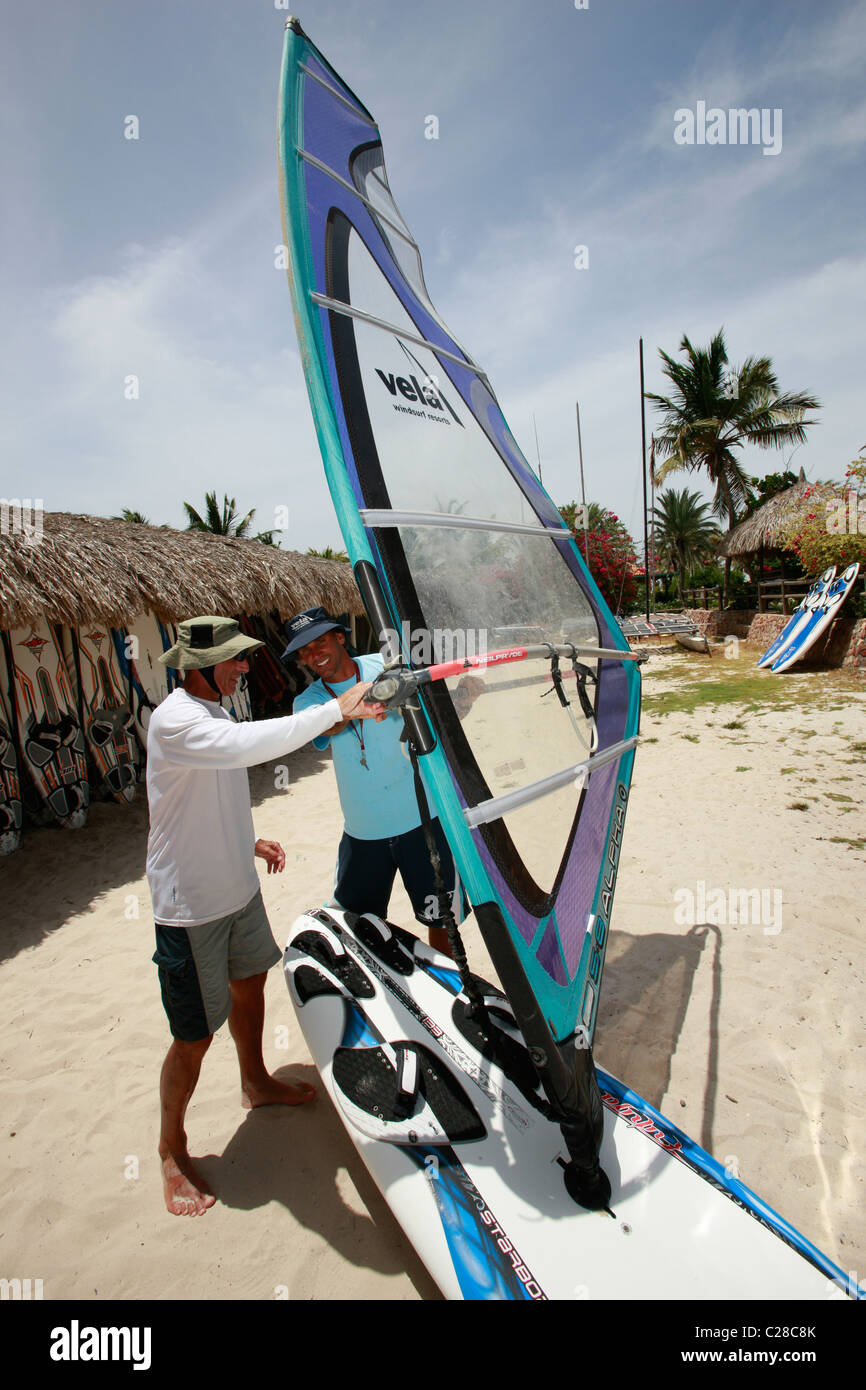 Windsurfing lessons hi-res stock photography and images - Alamy
