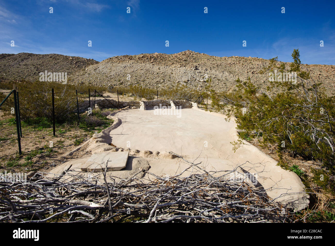 Wildlife Guzzler in the Mojave Desert Stock Photo - Alamy