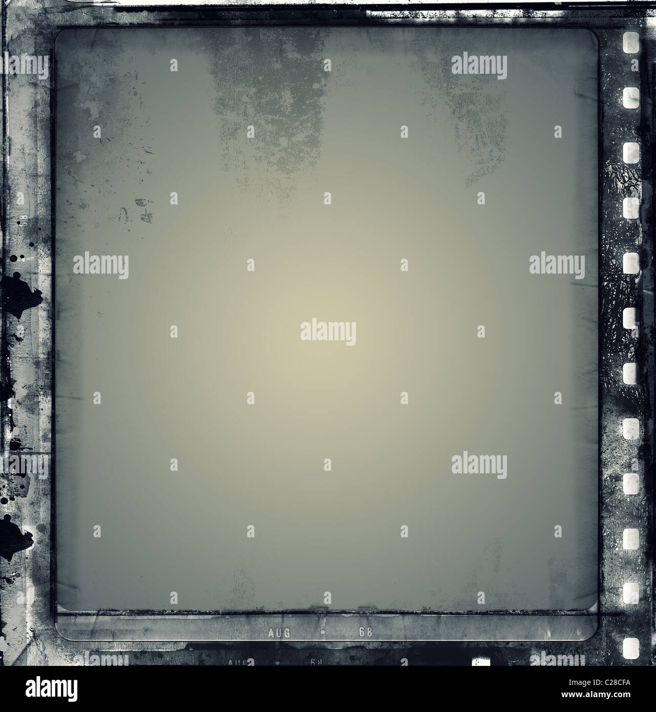 Grunge detailed film frame with space for text or images Stock Photo ...