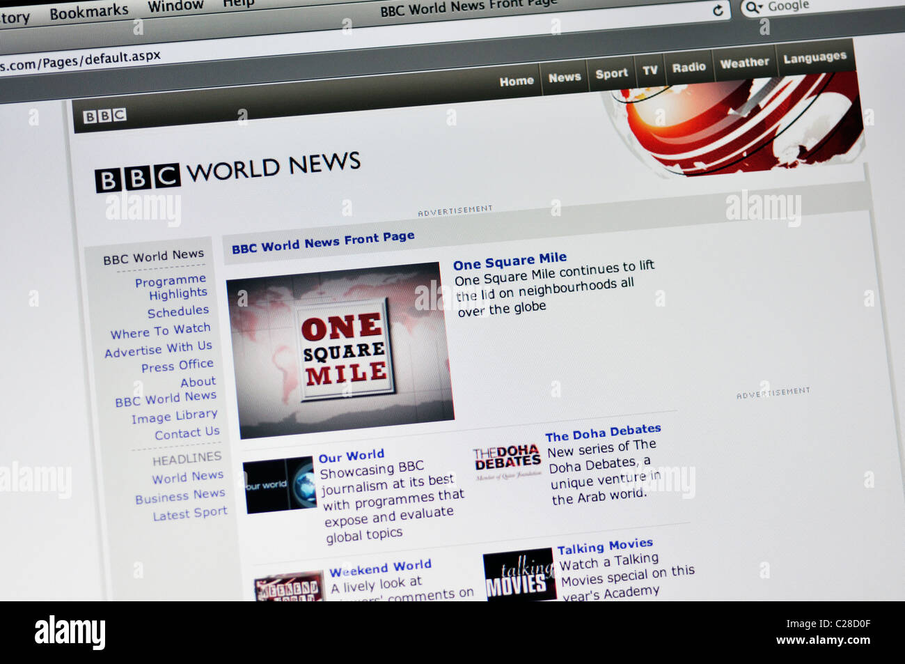 Bbc World News Stock Photos & Bbc World News Stock Images - Alamy