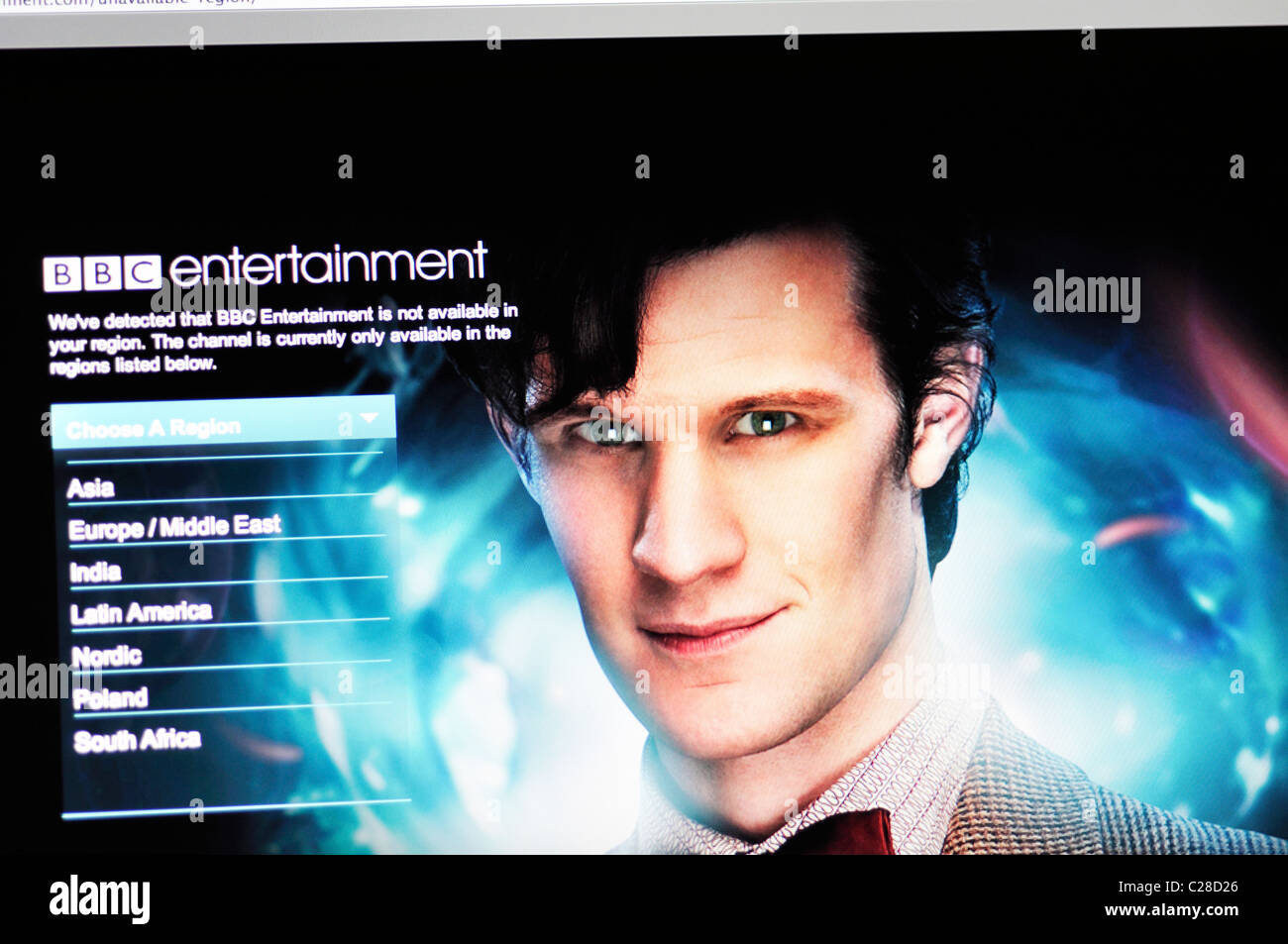 BBC website - Entertainment Stock Photo - Alamy