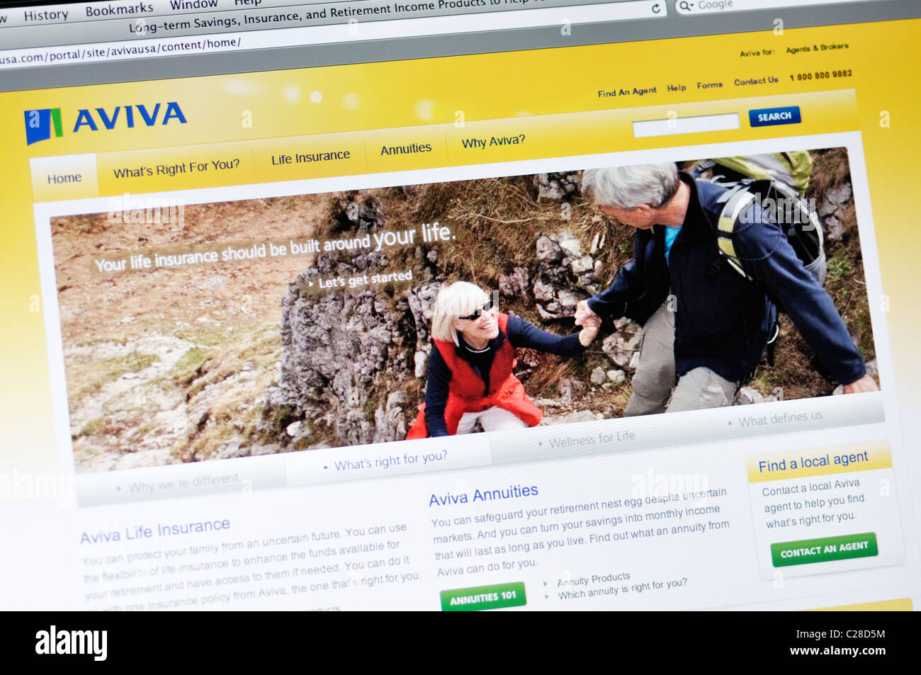 Aviva screen hi-res stock photography and images - Alamy