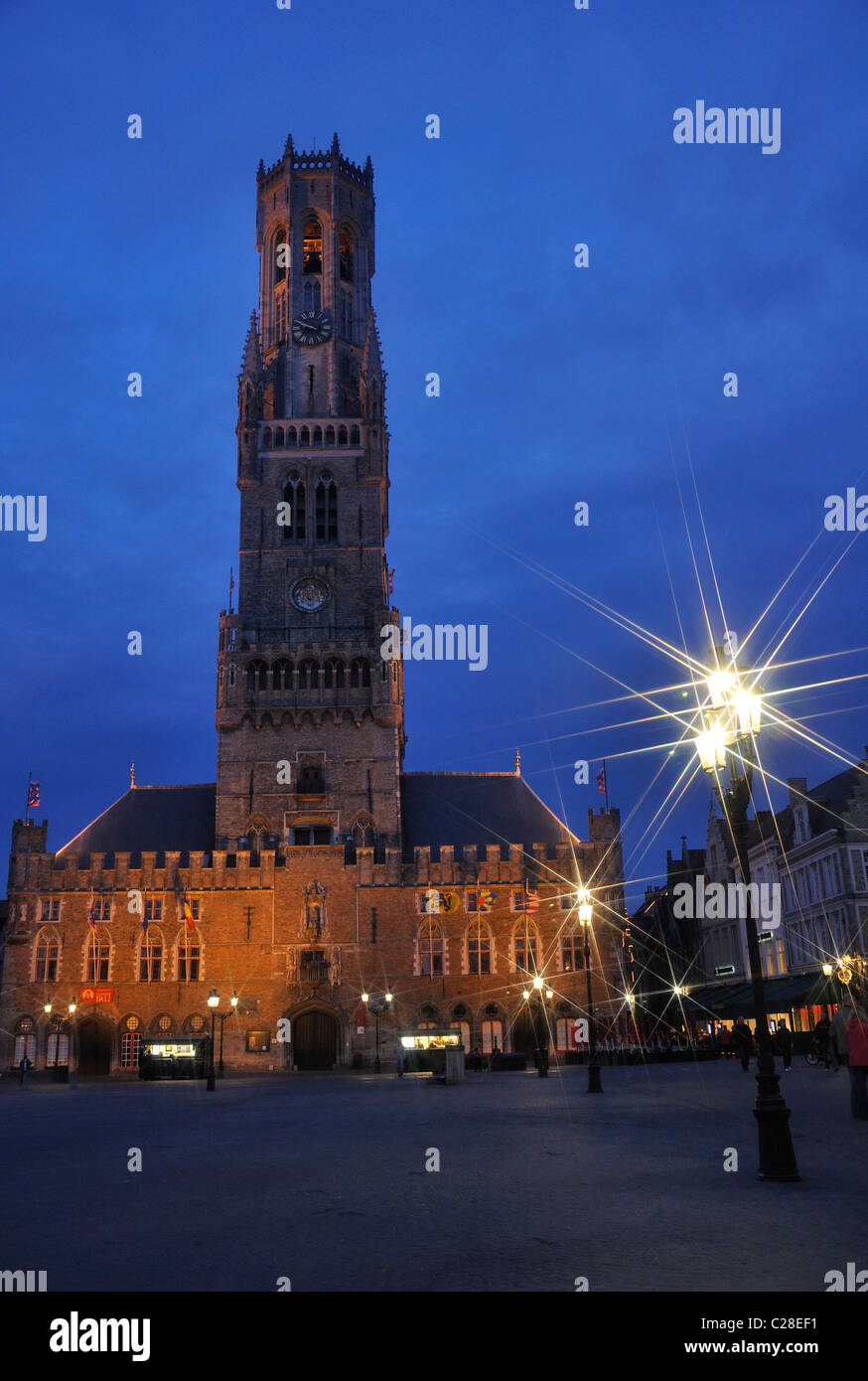 Bruges, Belgium - Belfry tower Stock Photo - Alamy
