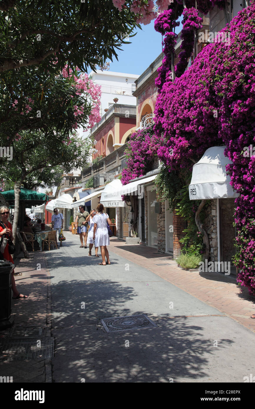 Shopping capri italy hi-res stock photography and images - Alamy