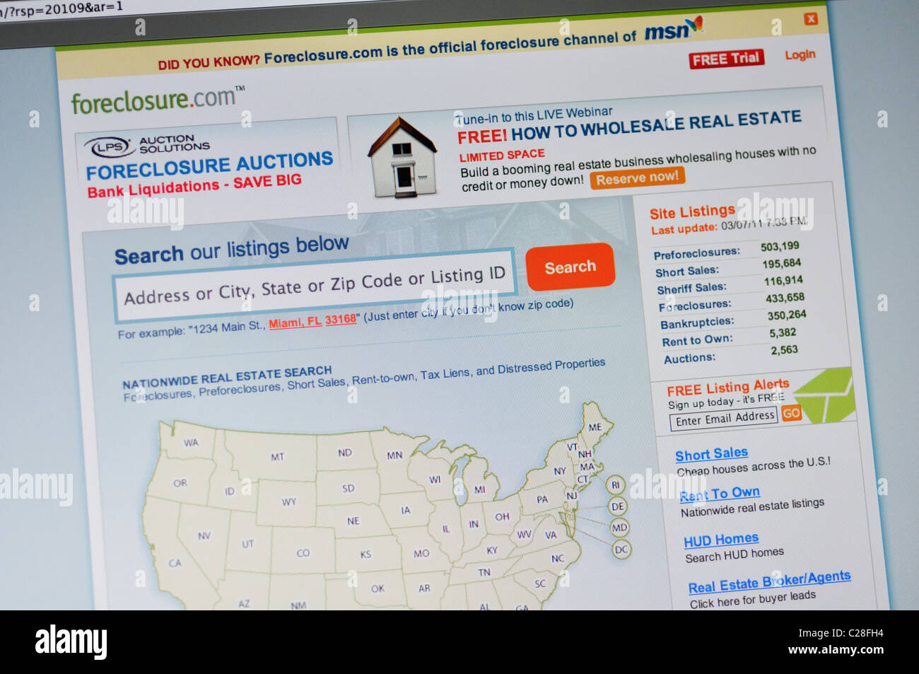 Foreclosures usa hi-res stock photography and images - Alamy