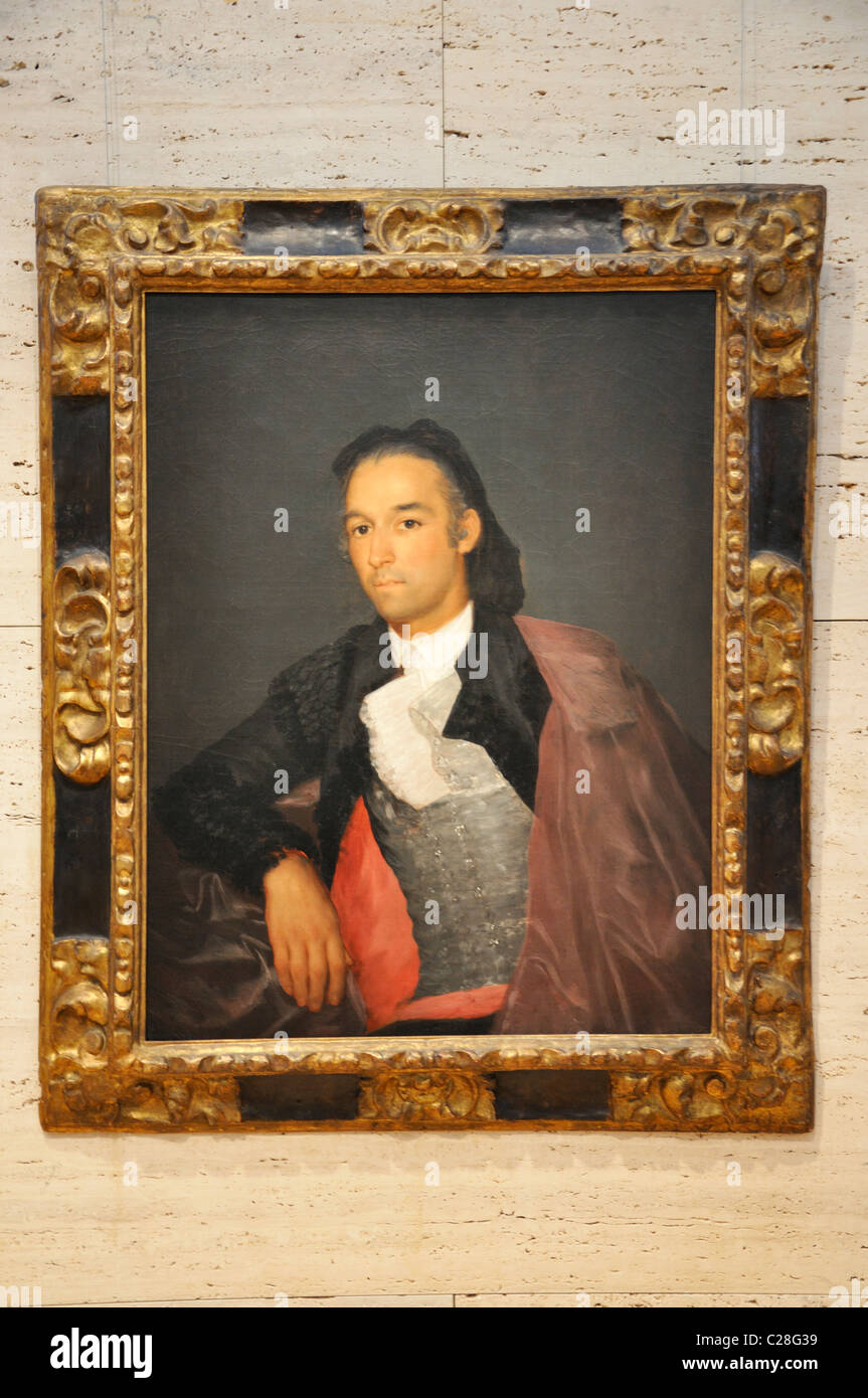 Portrait of the Matador Pedro Romero by Francisco de Goya, c. 1795–98 ...