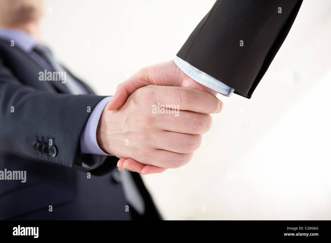 Photo of business men doing agreement Stock Photo - Alamy