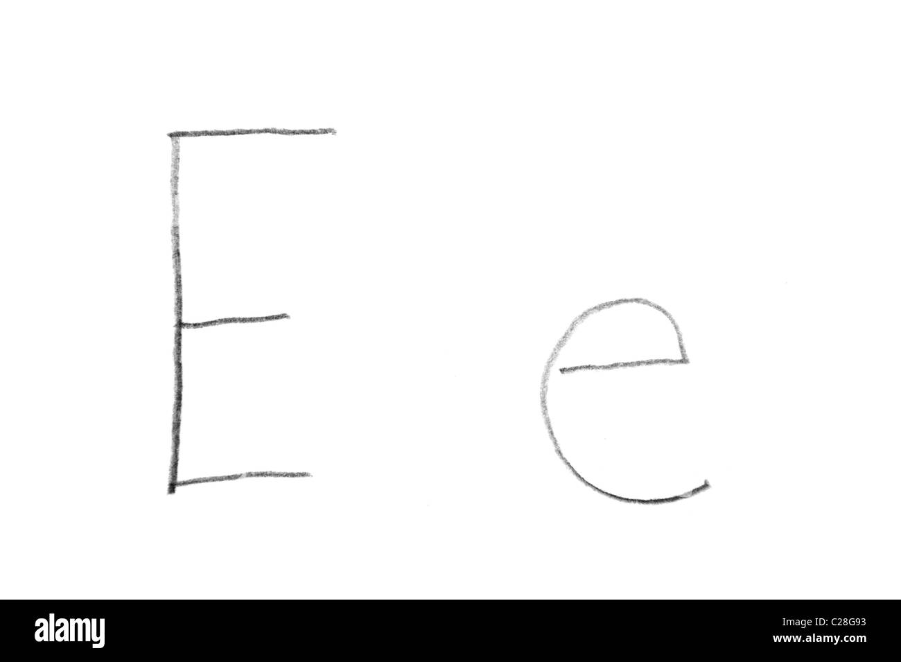 Fancy Letter Lowercase E