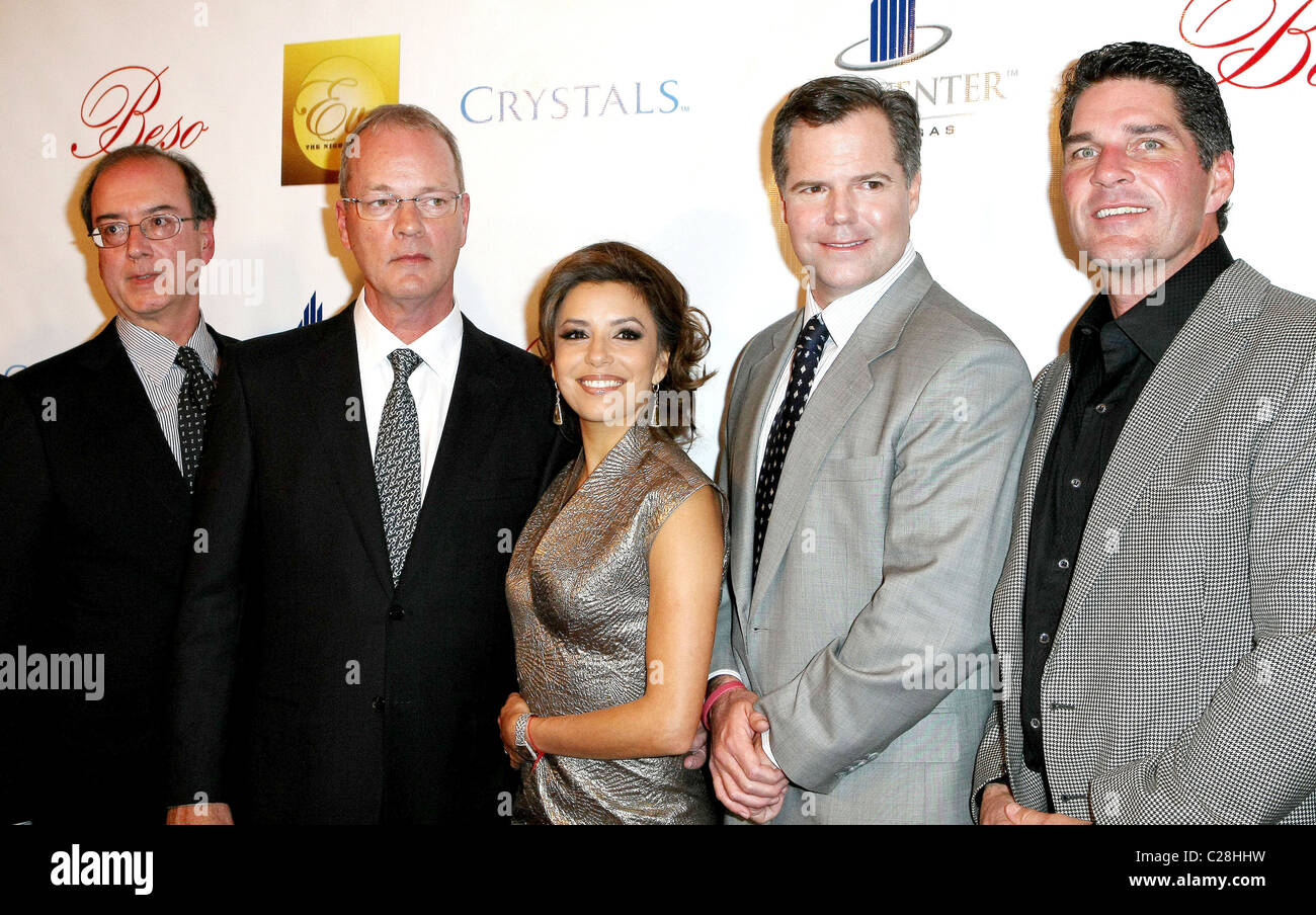 Frank Visconti, Bobby Baldwin, Eva Longoria Parker, Jim Murren, Bill ...