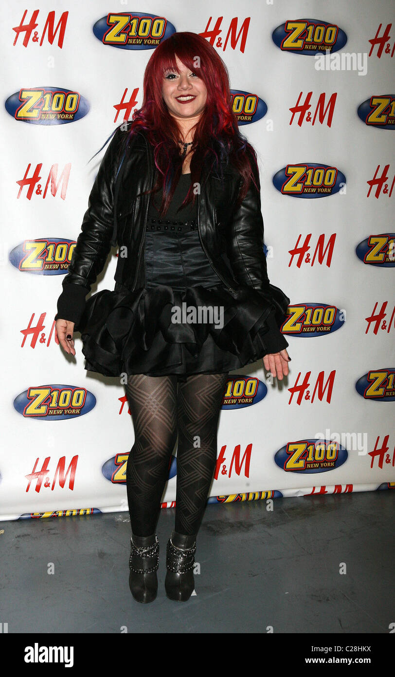 Allison Iraheta Z100's Jingle Ball 2009 held at Madison Square Garden ...