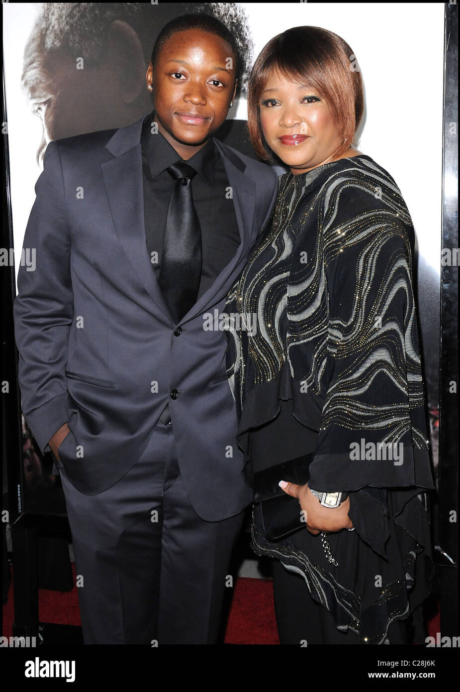 Zindzi Mandela and Zwelabo Mandela The Los Angeles premiere of ...