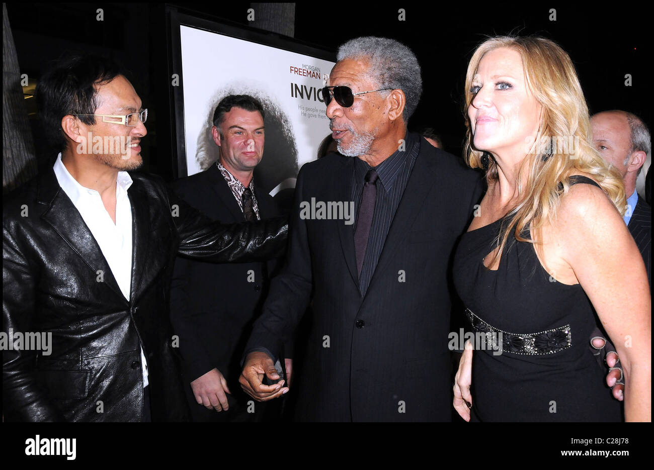 Ken Watanabe, Morgan Freeman and Lori McCreary The Los Angeles premiere ...