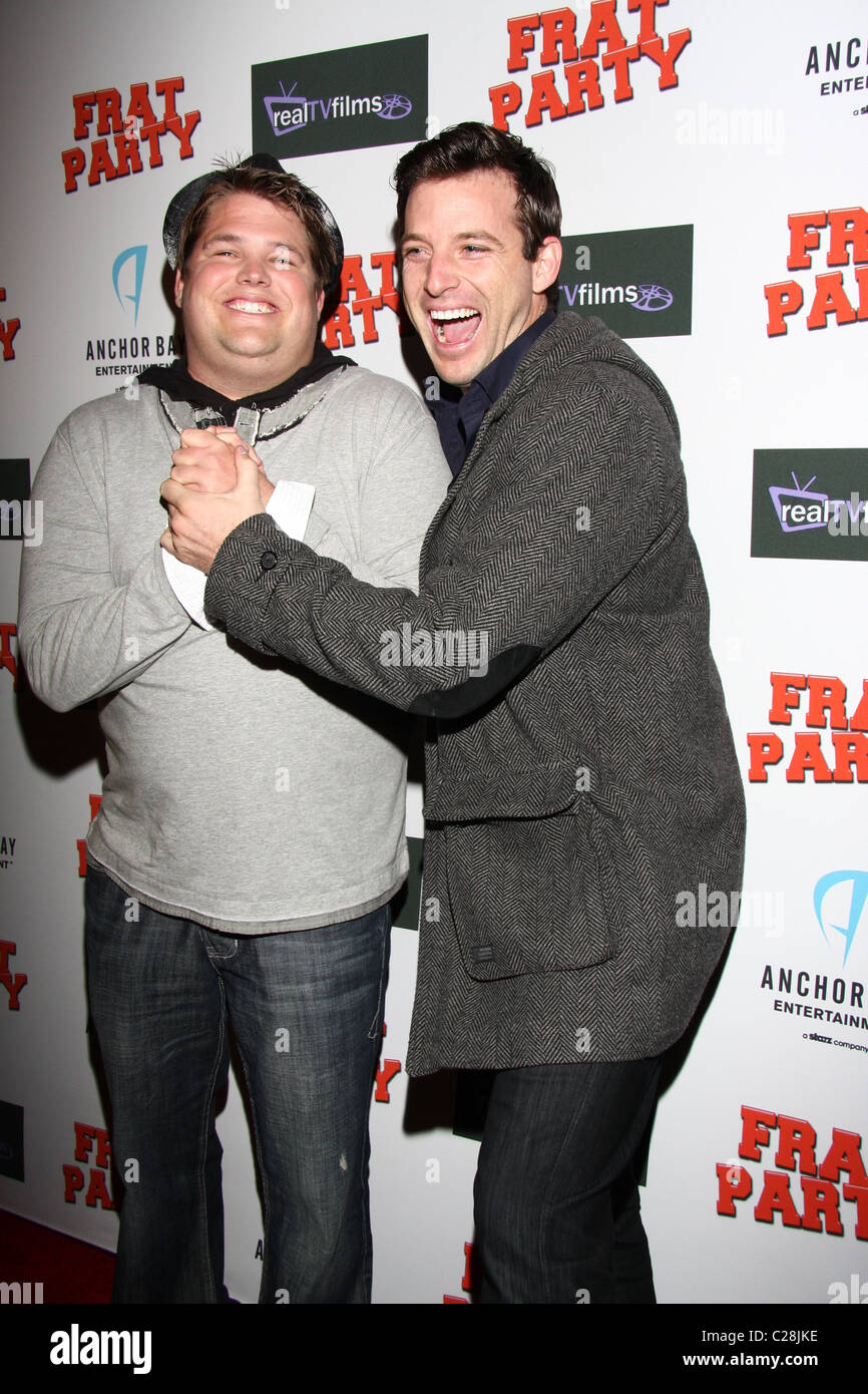 Jareb Dauplaise and Robert Parks-Valletta 'Frat Party' Premiere Pre ...